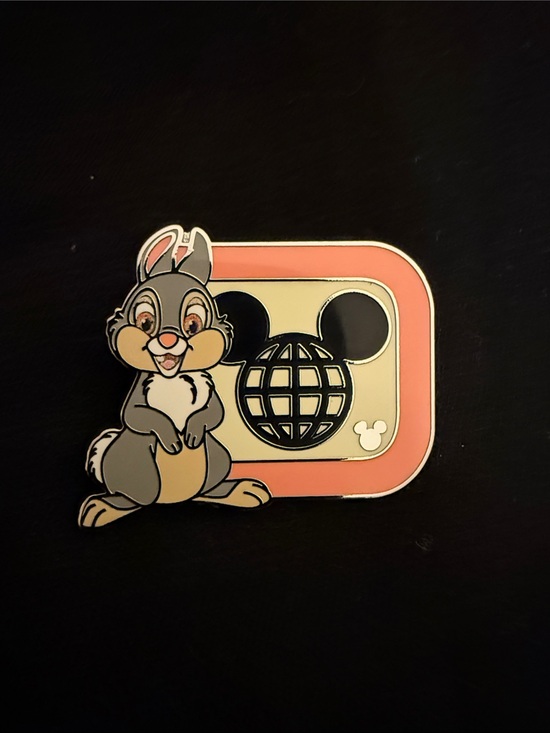Disney | Accessories | Disney Thumper Enamel Pin With Cream Background ...